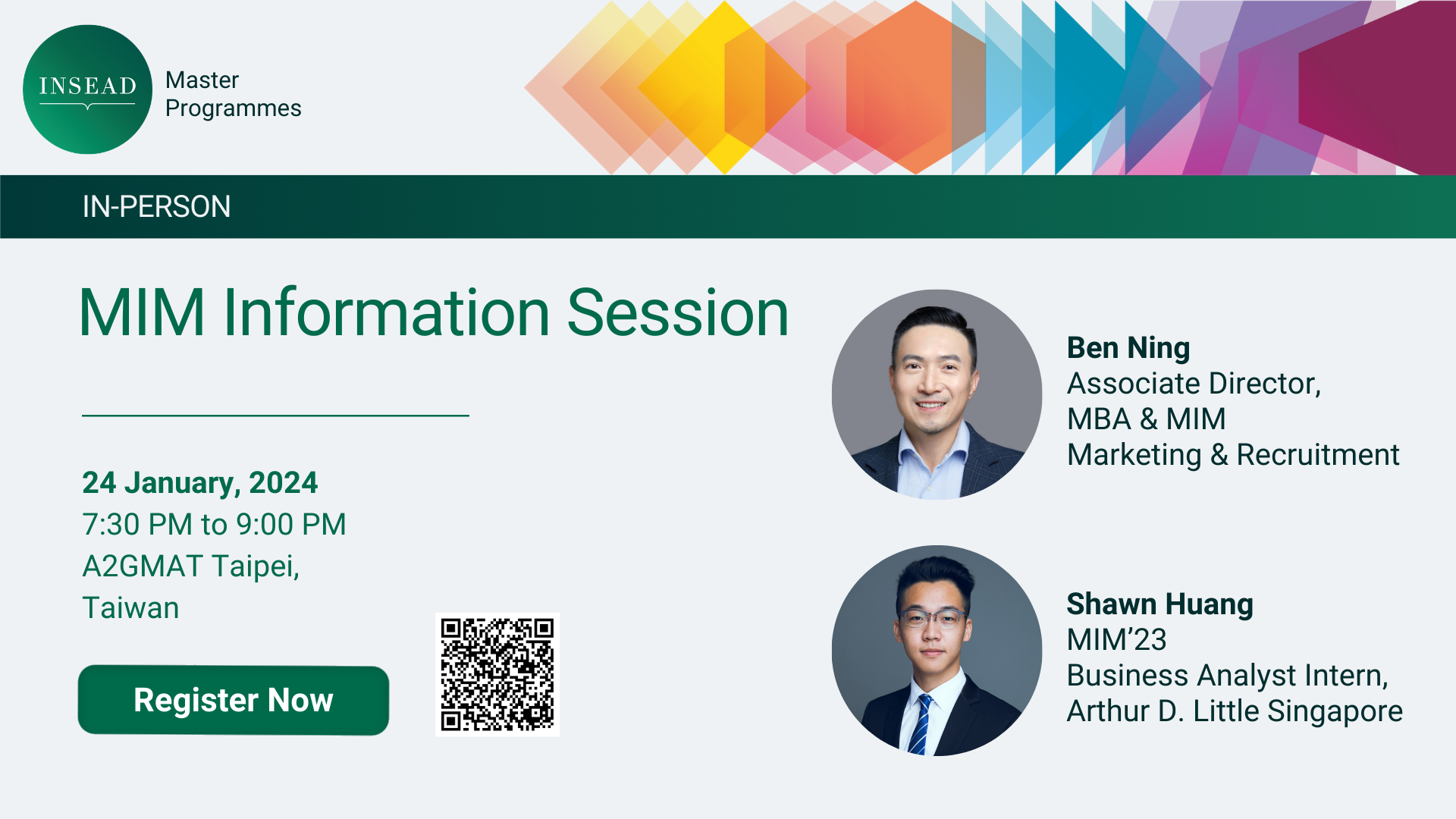 News-INSEAD Master Programme Info Session in Taipei-NYCU Office of Student Affairs